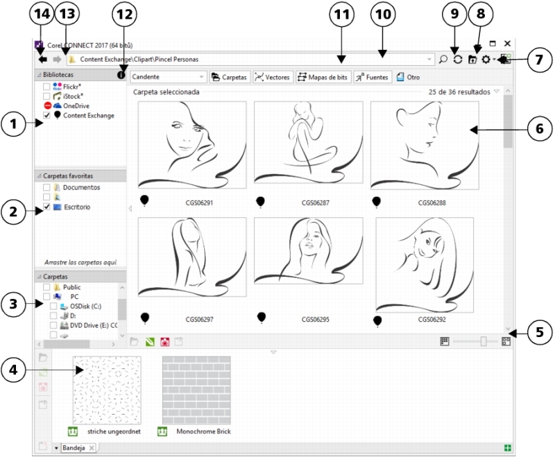 Corel Connect Ayuda Inicio Y Exploración De Corel Connect