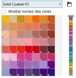 CorelDRAW Ajuda | Escolher cores