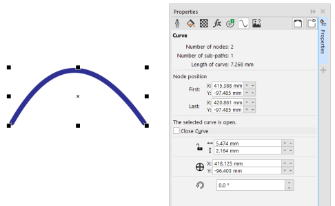 Corel DESIGNER Help | Curve objects