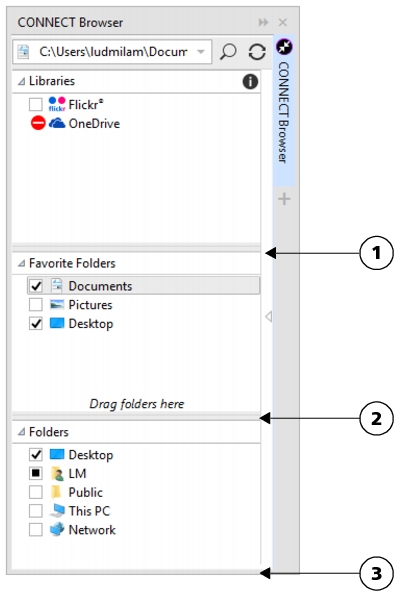 Corel DESIGNER Help | CONNECT Browser
