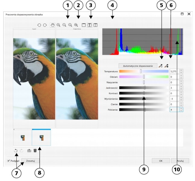 Corel PHOTO-PAINT Tematy Pomocy | Pracownia dopasowywania obrazka