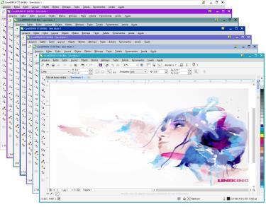 Corel PHOTO-PAINT Ajuda | Alterar a cor das bordas das janelas